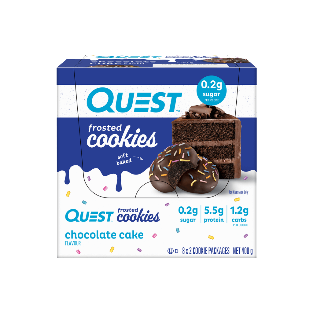 Frosted Cookies Box of 8 by Quest | Elite Supps – EliteSupps Singapore